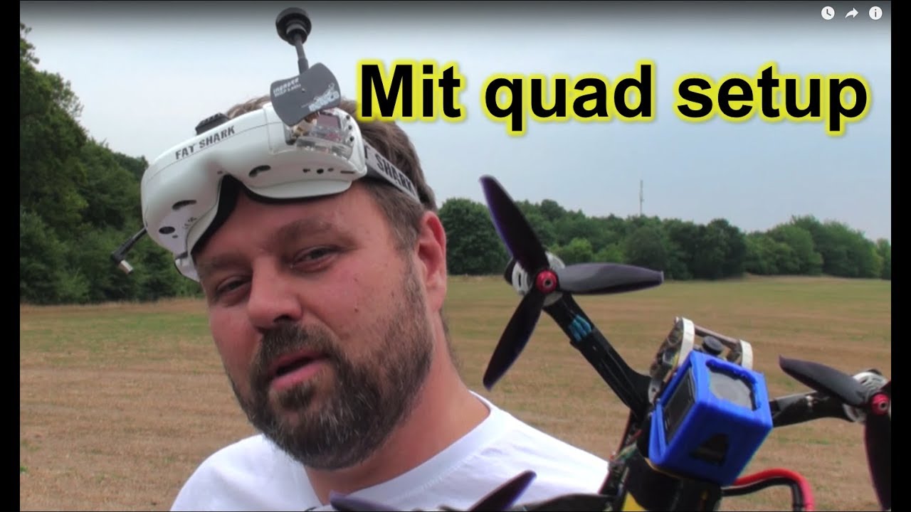 Mit quad setup & en lille flyvetur - YouTube