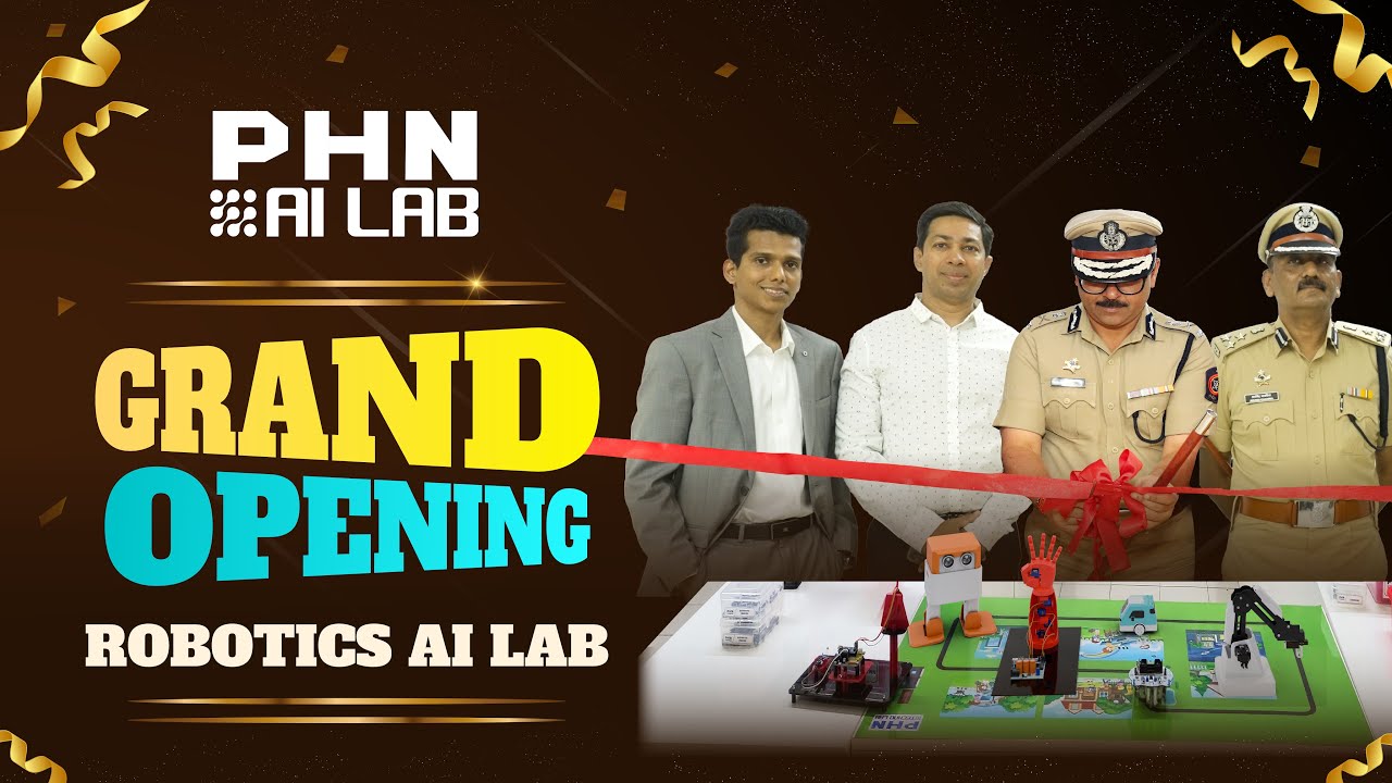 PHN AI Lab Inaugurated at Priyadarshini Pune Police Public School | Robotics Lab in School - YouTube