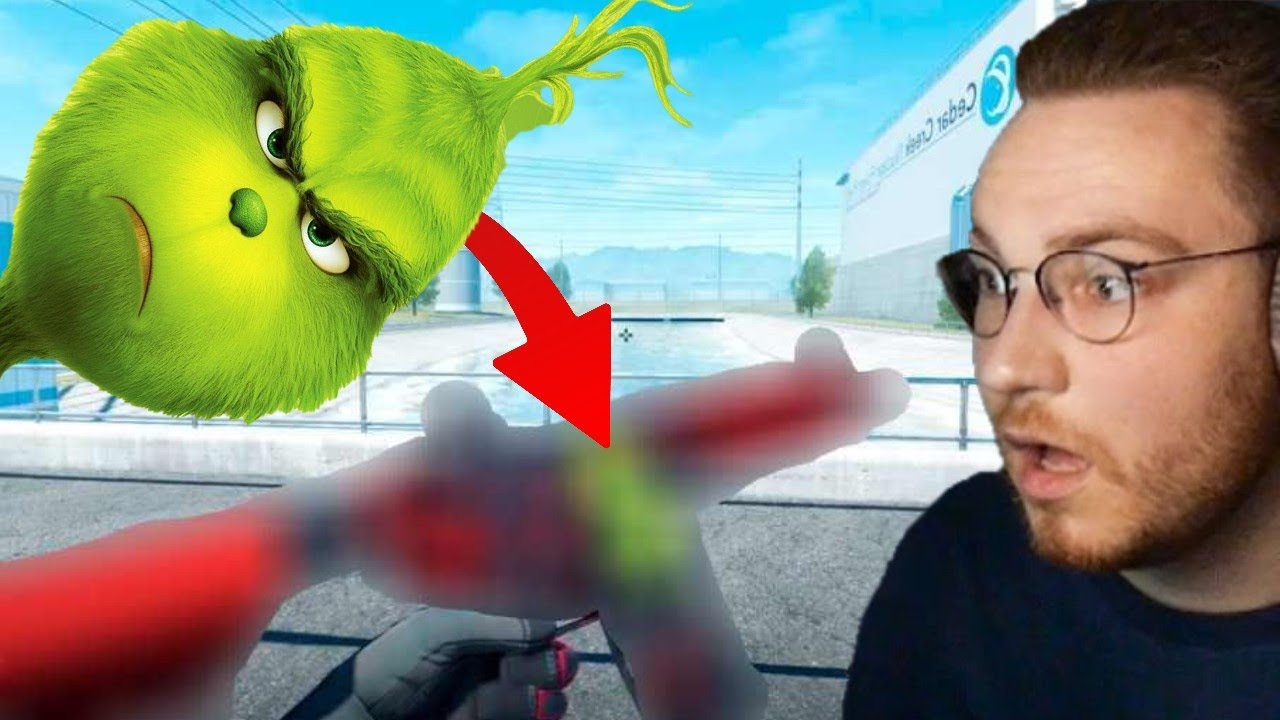 BUDGET GRINCH STICKER CRAFT IN CS2 **TUTORIAL** - YouTube