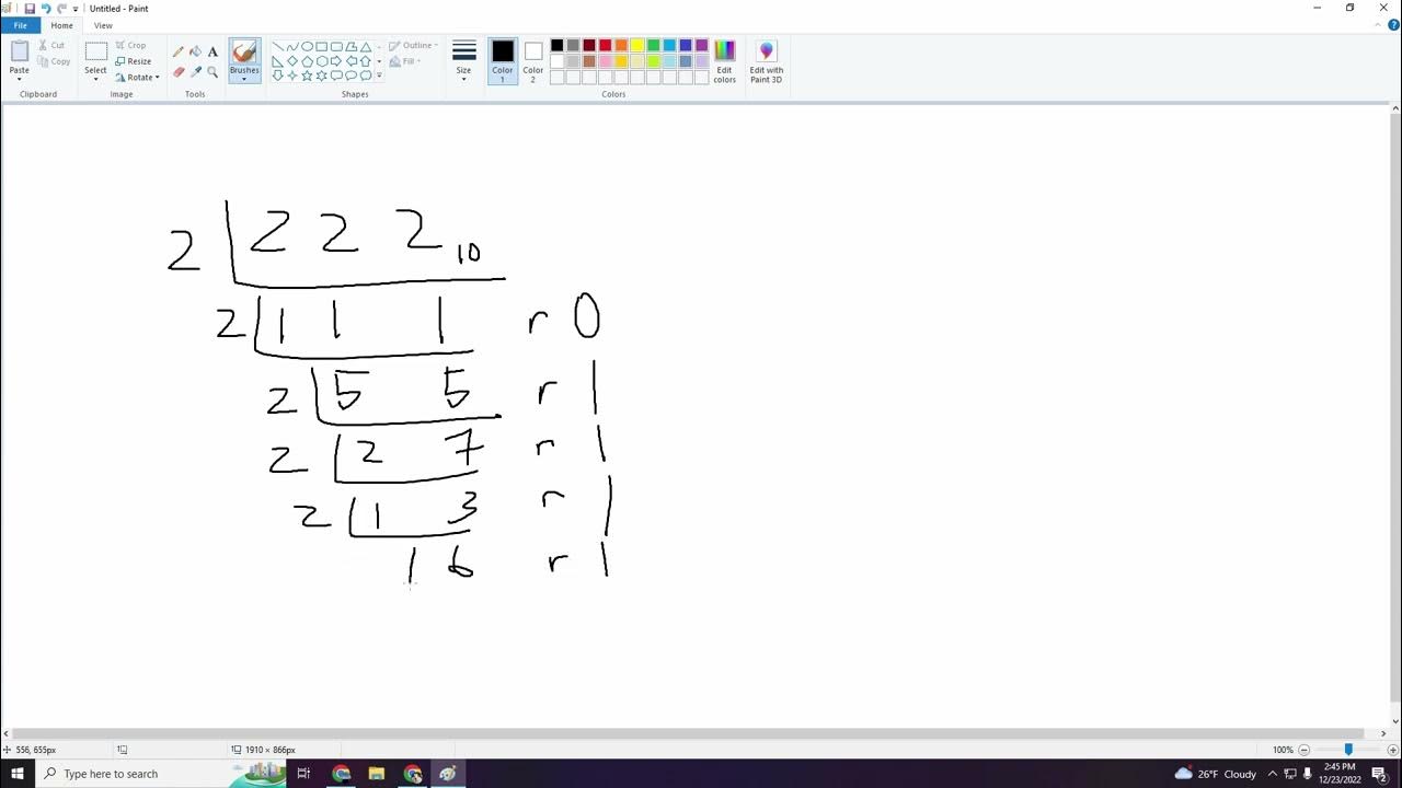 How to Convert Decimal to Binary - YouTube