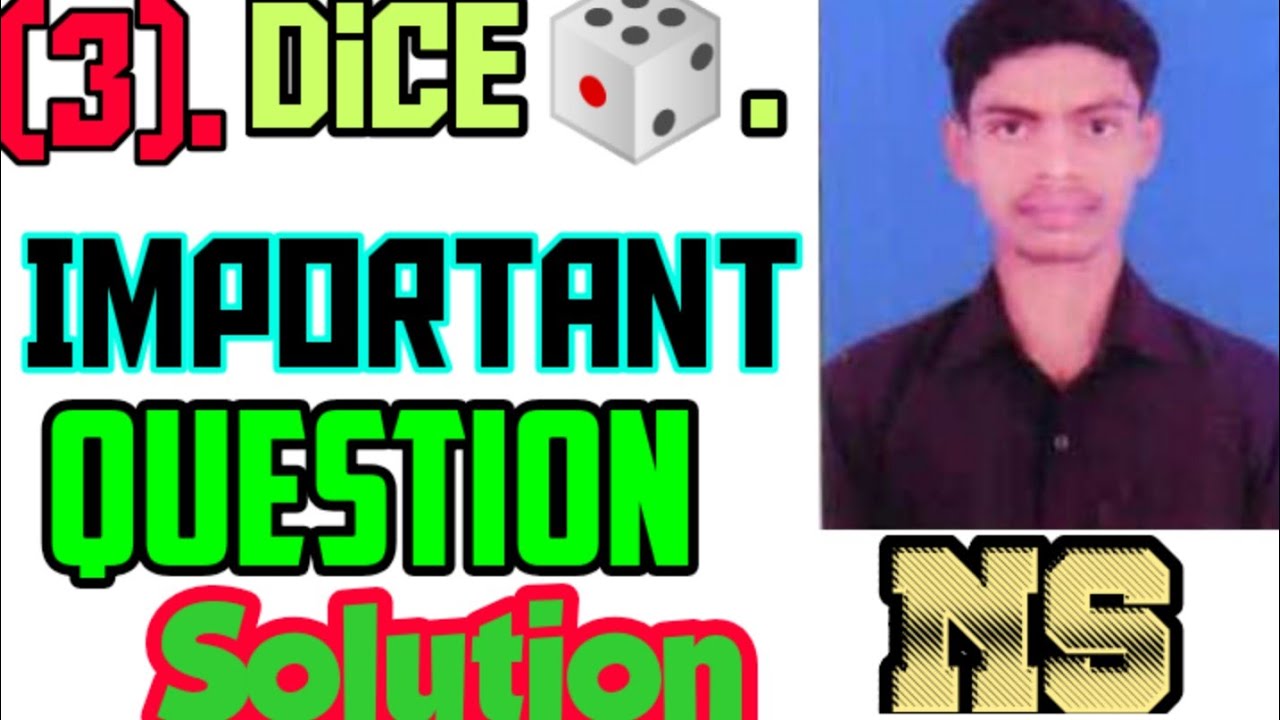 Dice Important question Solutions| Competition Dice reasoning Important ...