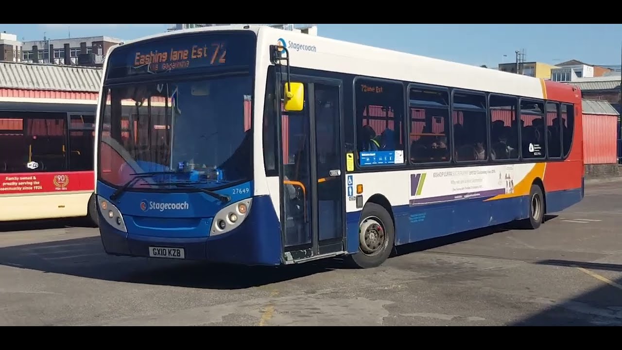Here is the stagecoach bus 27649 on the number 72 in Guildford Friday 9 ...