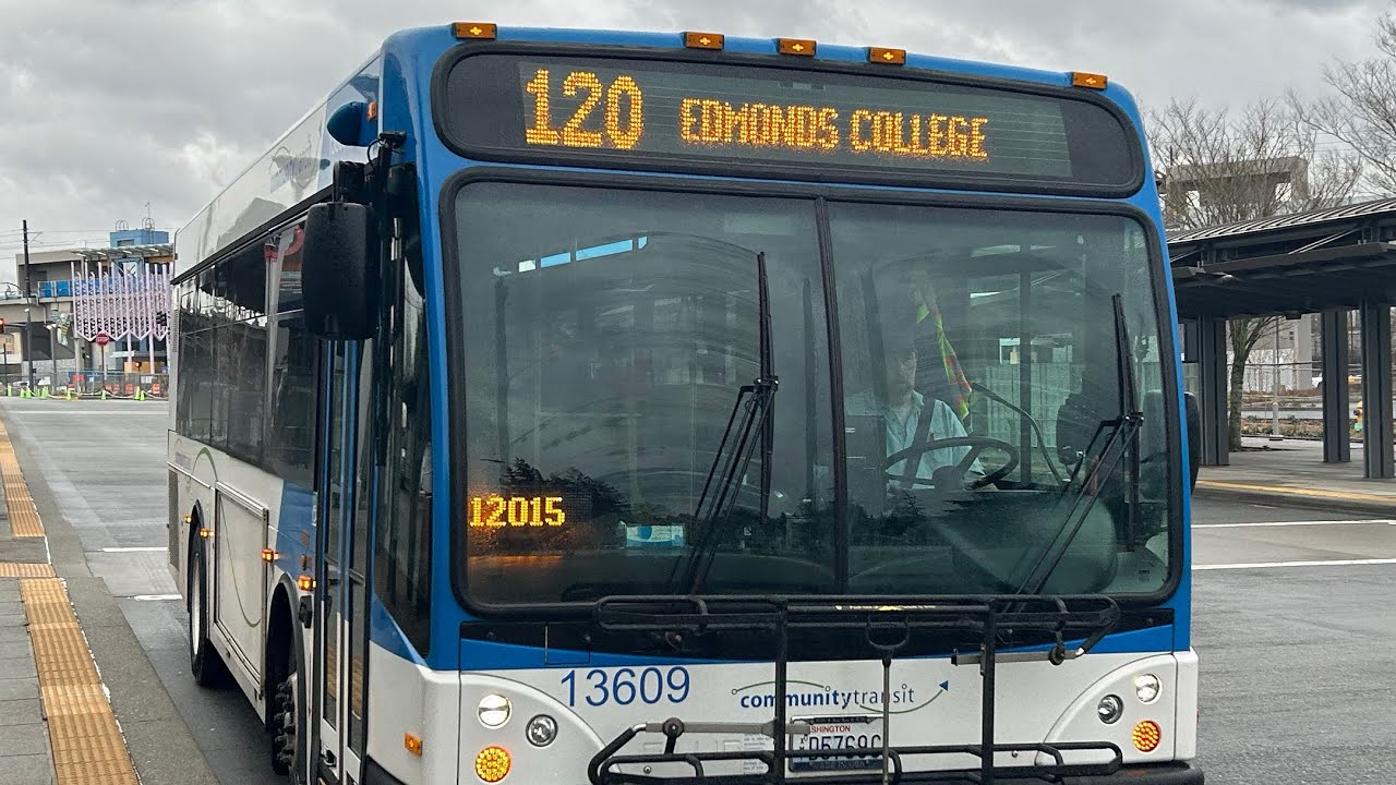 Community Transit Rt 120 (Edmonds College-Lynnwood TC segment) - YouTube