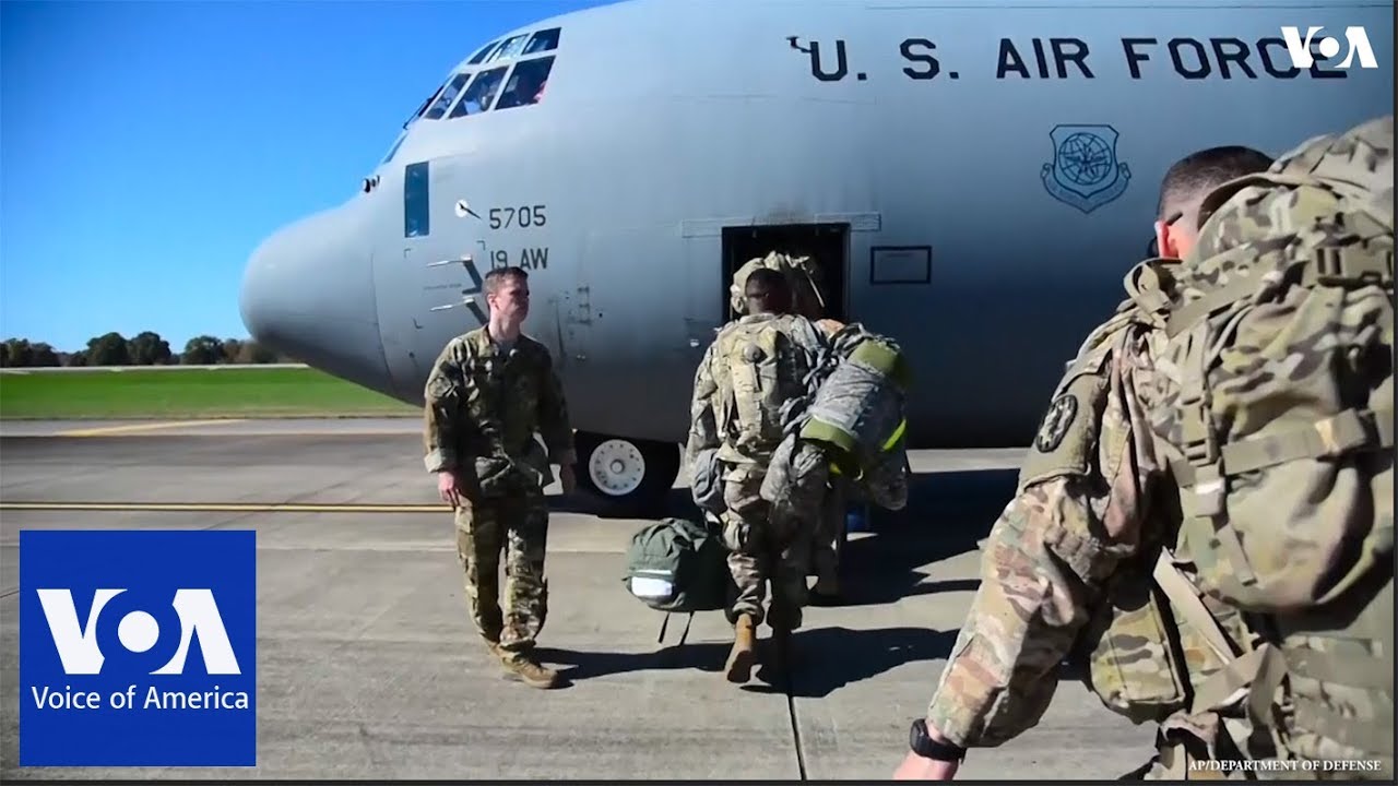 US Troops Deploying to Mexican Border - YouTube