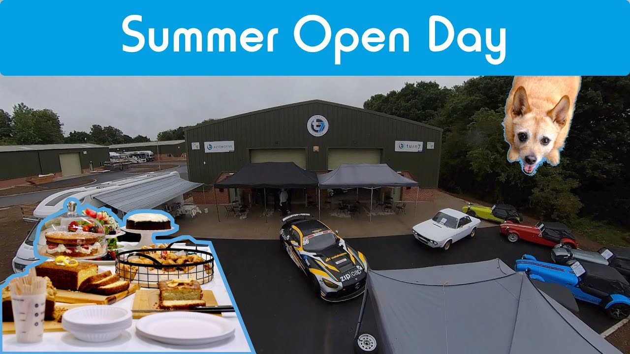 Summer Open Day | Caterhams, Cakes and Dogs! - YouTube