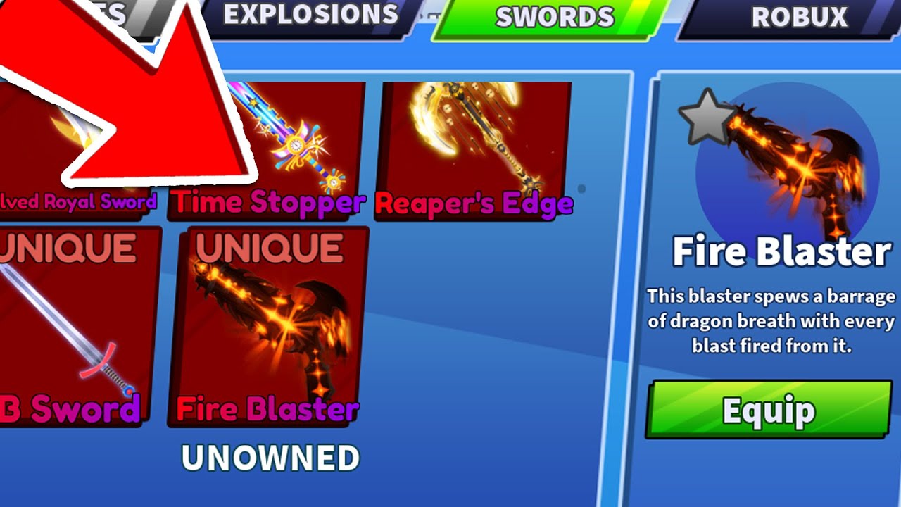 Spending $5,534,741 For NEW FIRE BLASTER SWORD In Blade Ball - YouTube