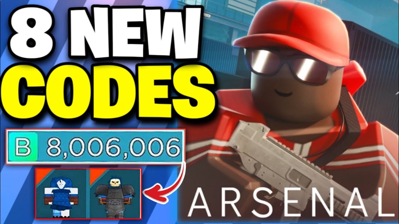9 NEW⚠️ ARSENAL ROBLOX CODES 2024 - ARSENAL CODES - YouTube