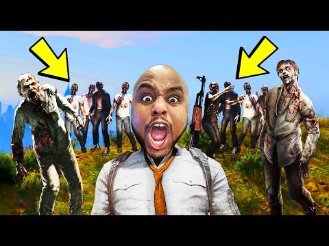 Survive The ZOMBIE APOCALYPSE In GTA 5!
