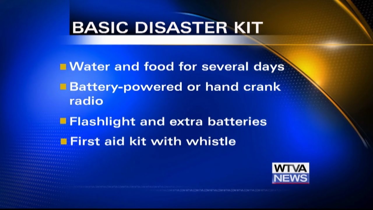 Prepare severe weather disaster kit - YouTube
