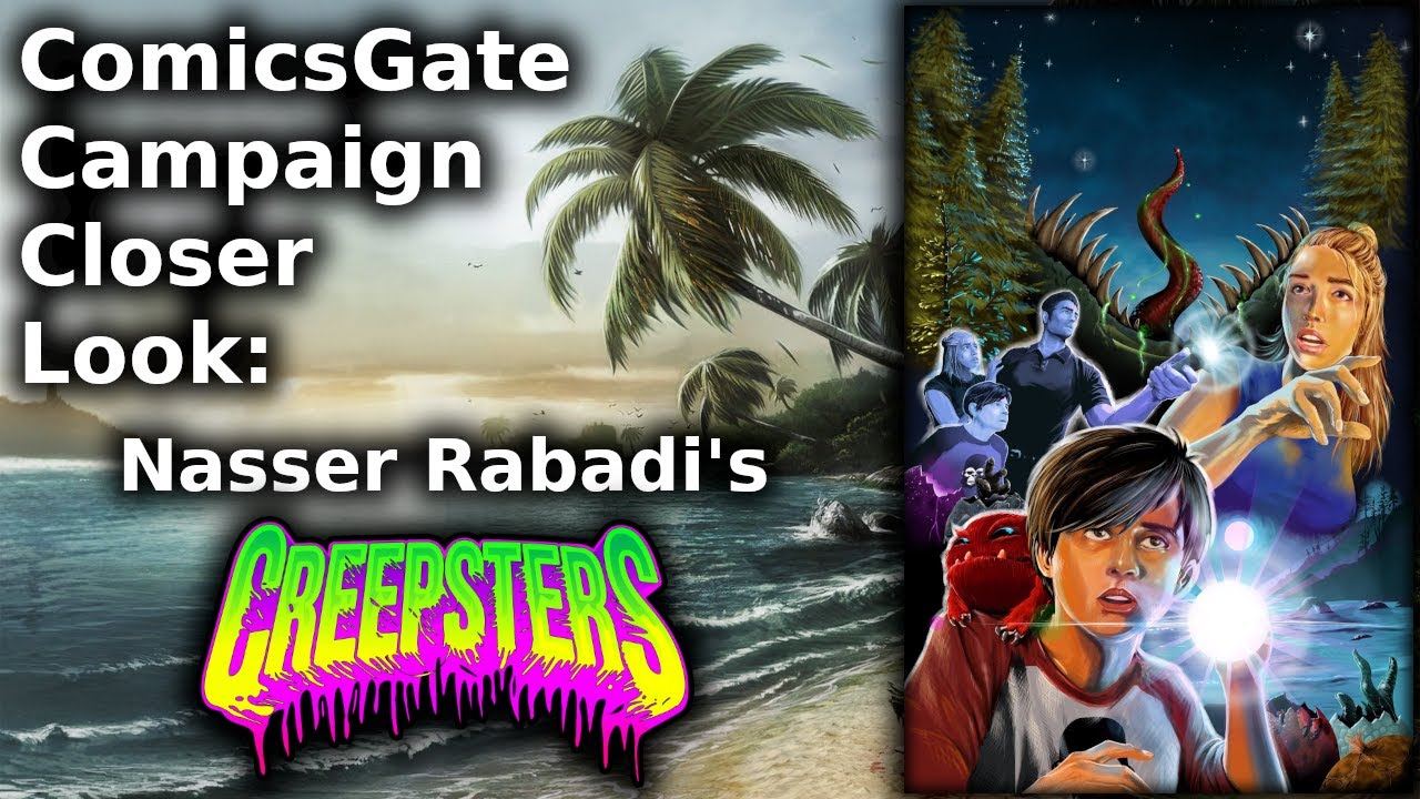 ComicsGate Campaign Closer Look: Nasser Rabadi's CREEPSTERS! - YouTube