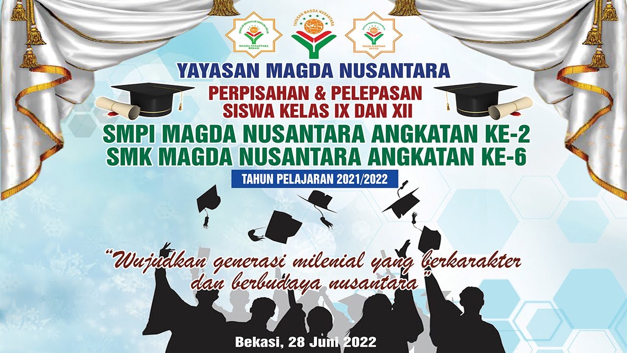 PELEPASAN WISUDA SISWA KELAS IX DAN XII SMP DAN SMK MAGDA NUSANTARA ...