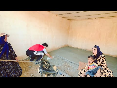 Cementing the Floor of Our Dream Storage House | Ready for Our New Home