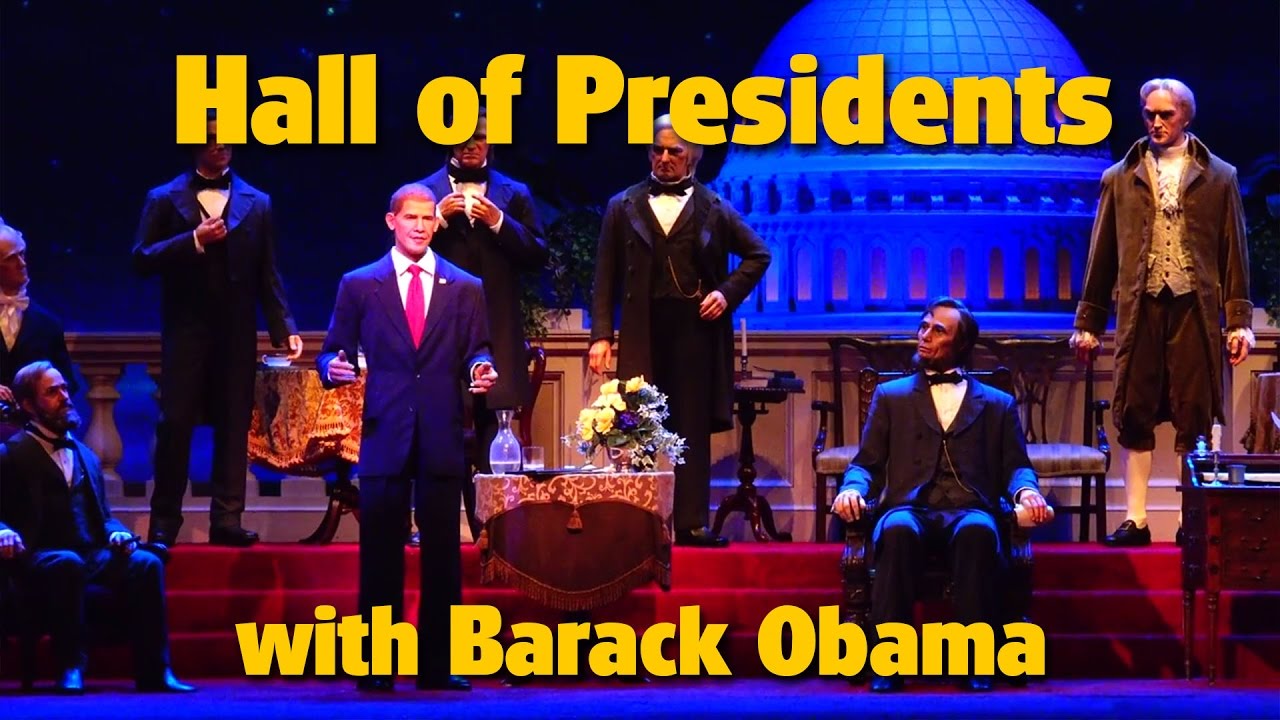 Hall of Presidents with President Obama | Magic Kingdom - YouTube