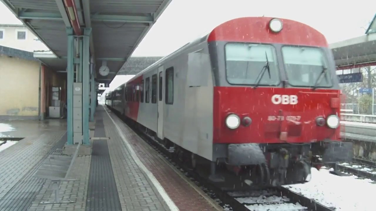 ÖBB - REX 1515 in Zell am See - YouTube