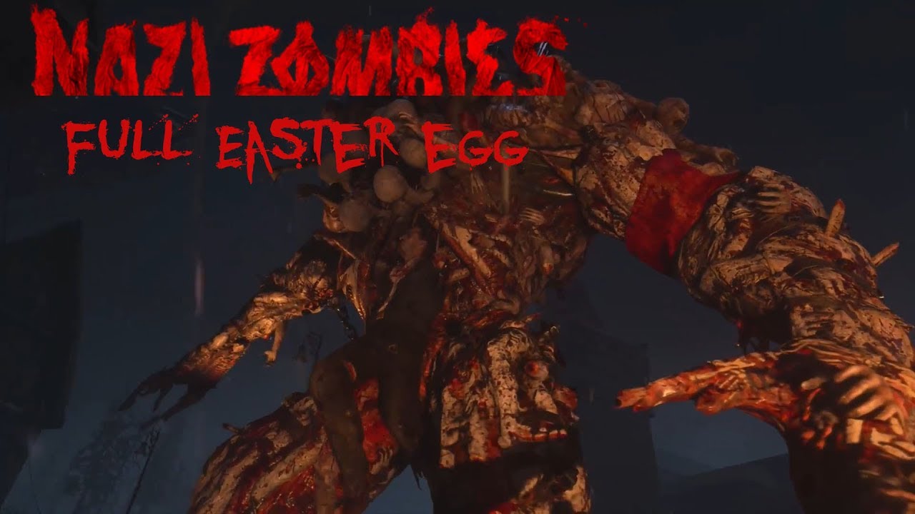 Call of Duty WW2 Nazi Zombies Full Easter Egg - YouTube