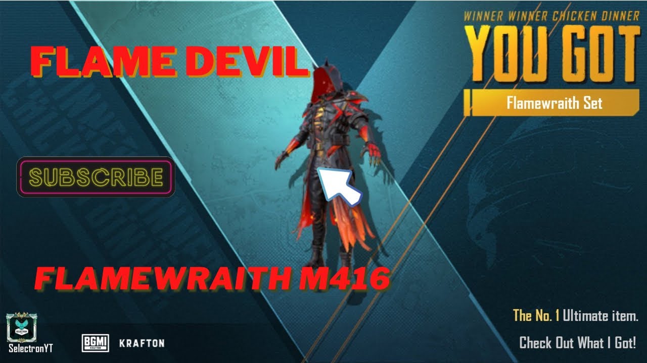 First Ultimate Flame Devil Set Crate opening with Flame wraith M416 ...