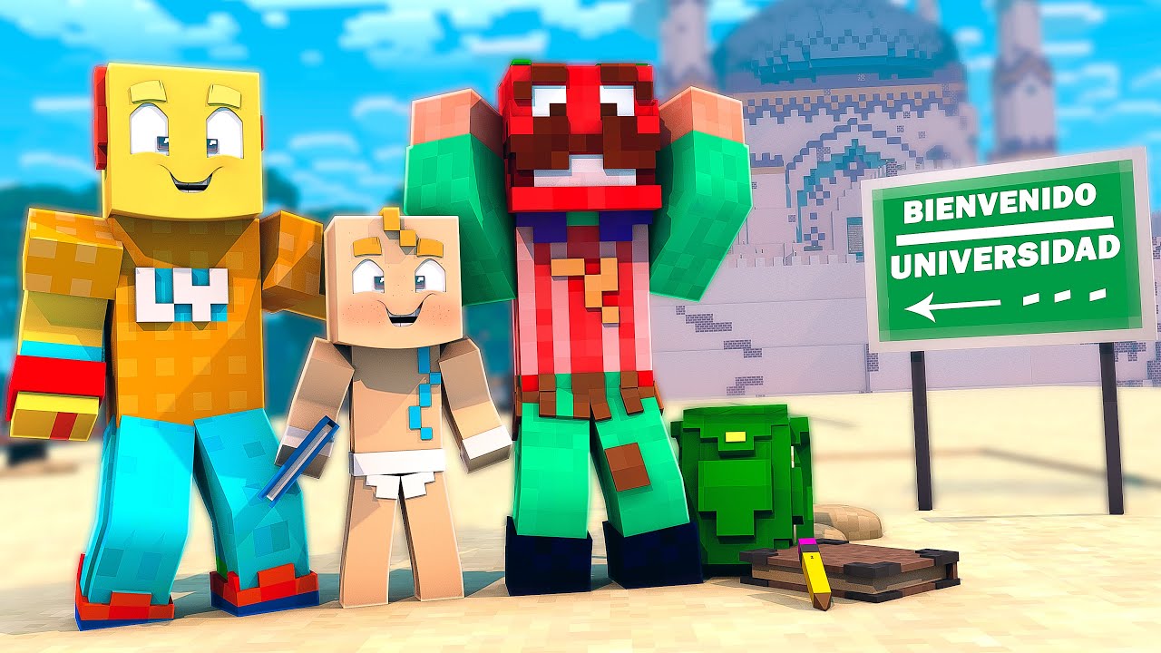 Llega el primer universitario a *Wakanda Oasis* - Minecraft con Noobs ...