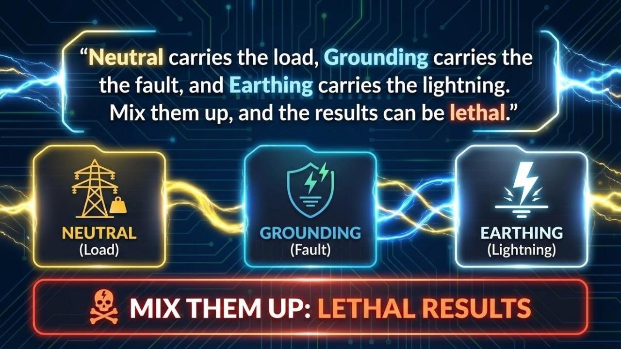 Earthing vs. Grounding vs. Neutral: The Final Showdown Explained - YouTube
