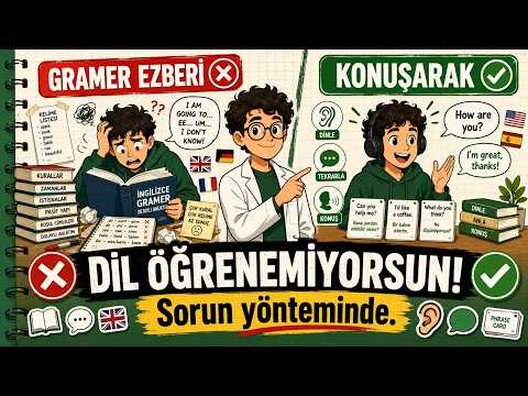 Hızlı Yabancı Dil Öğrenmenin En Etkili Yolu (Gramer Ezberlemeden Dil Öğrenmek) 