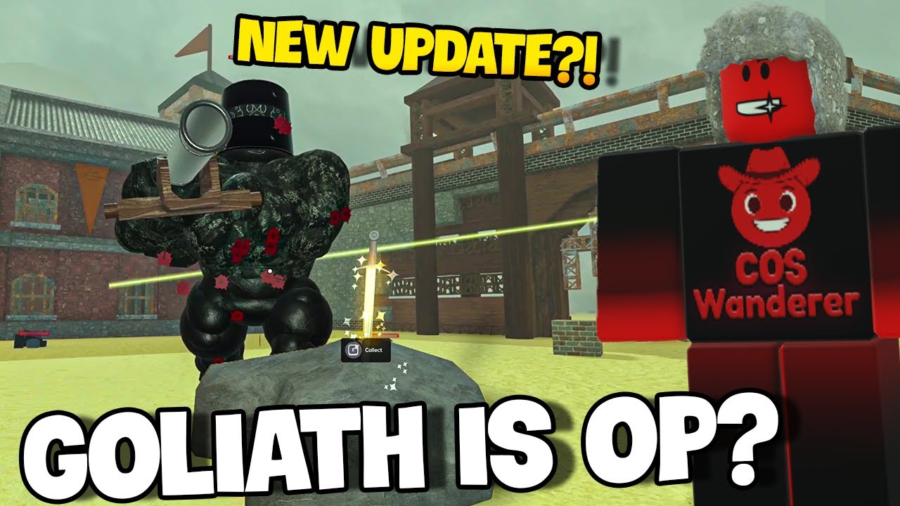 I Defeated the New Boss Goliath in the New Dead Rails Update! - YouTube