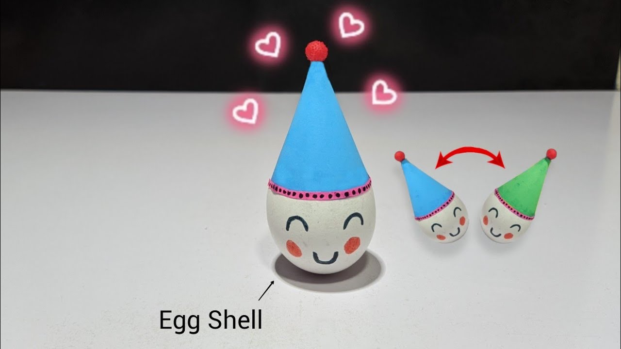 Don't Throw Egg Shell ! Amazing Idea with Egg Shell || Doll that never ...