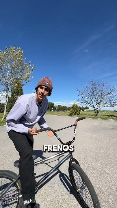 ¿Sabes frenar SIN FRENOS?! 🤯🫠 #bmxtrucos #bmx #bike #bici #bicicletaeletrica #scooter #freestyle ...