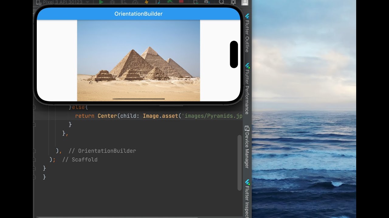 OrientationBuilder in flutter - YouTube
