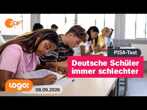 PISA-Studie: So haben die 15-Jährigen in Deutschland abgeschnitten | logo!-Nachrichten vom 08.09.26