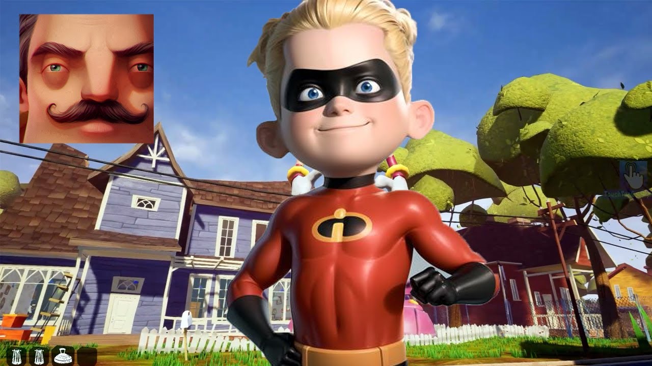 Hello Neighbor - New Neighbor The Incredibles Big Dash Parr Act 2 Door Gameplay Walkthrough ...
