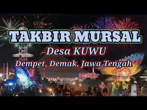 takbir keliling desa kuwu