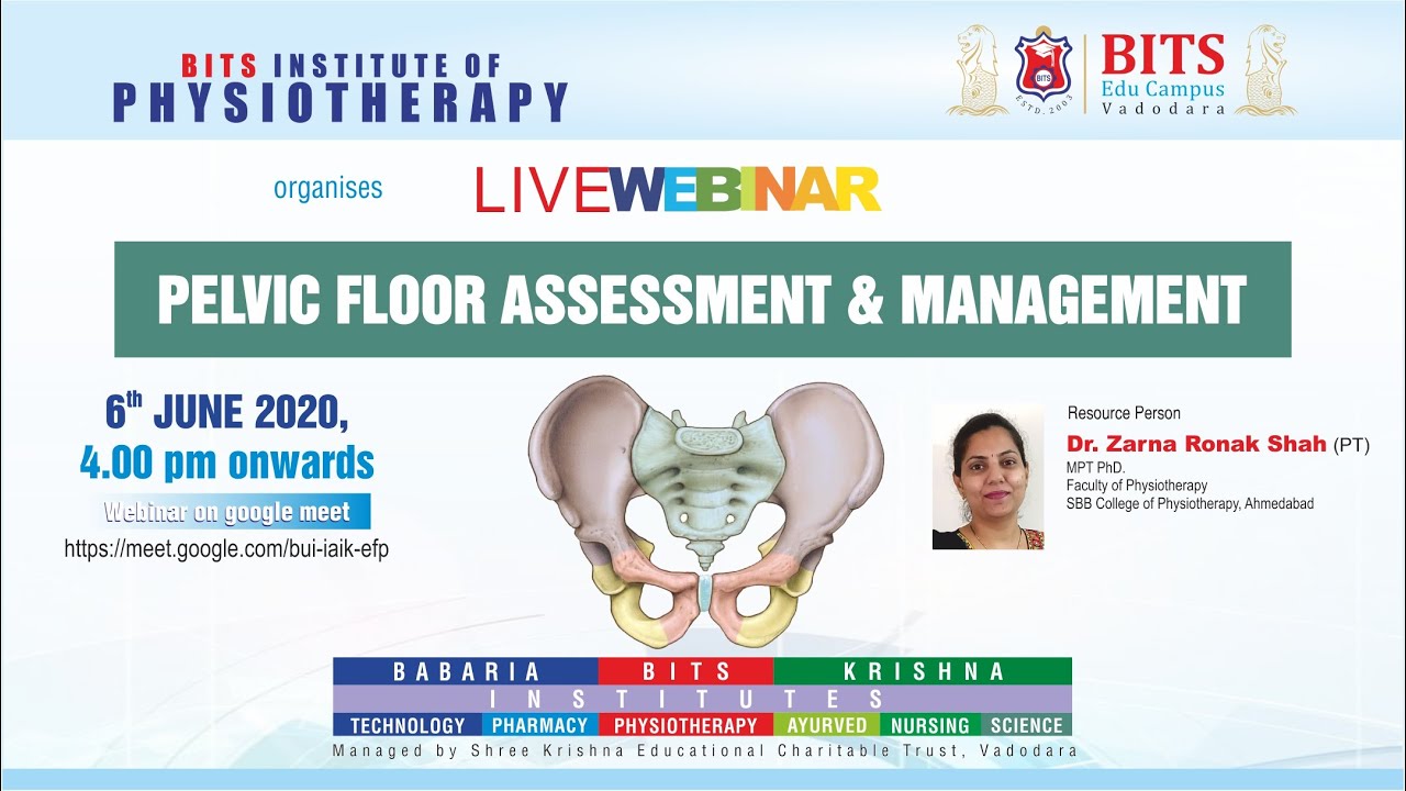 Pelvic Floor Assessment and Management ‖ Dr. Zarna Shah ‖ BITSPhysio ...