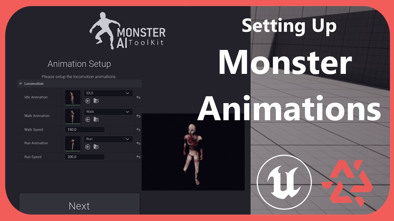 MonsterAIKit | Setup Monster Animations - YouTube