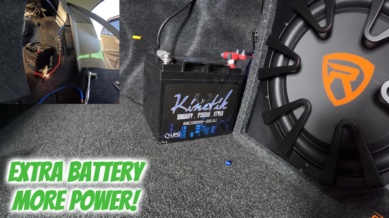How To Install a Second Battery for your Car Audio Sound System #diy # ...