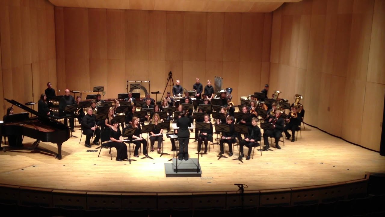 Georgia Southern University's Wind Symphony performing Cloudburst - YouTube
