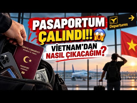 🇻🇳 PASAPORTUM ÇALINDI!! 😱 VİETNAM'DAN NASIL ÇIKACAĞIM?