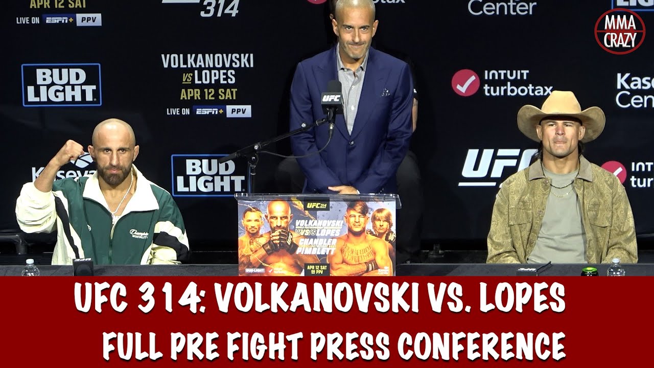Full UFC 314 Pre Fight Press Conference: Paddy Pimblett, Bryce Mitchell ...