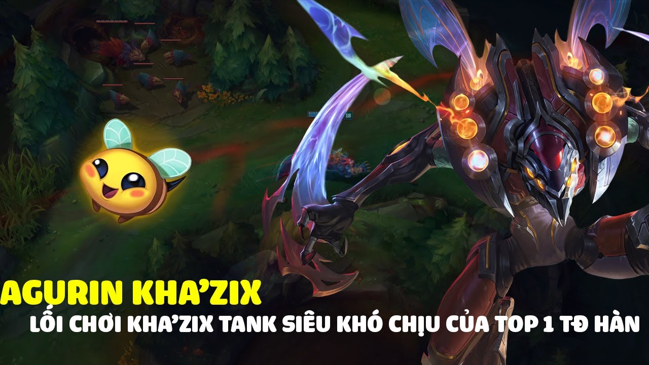 Học hỏi lối chơi Kha'zix tank siêu khó chịu của top 1 tđ Agurin - YouTube