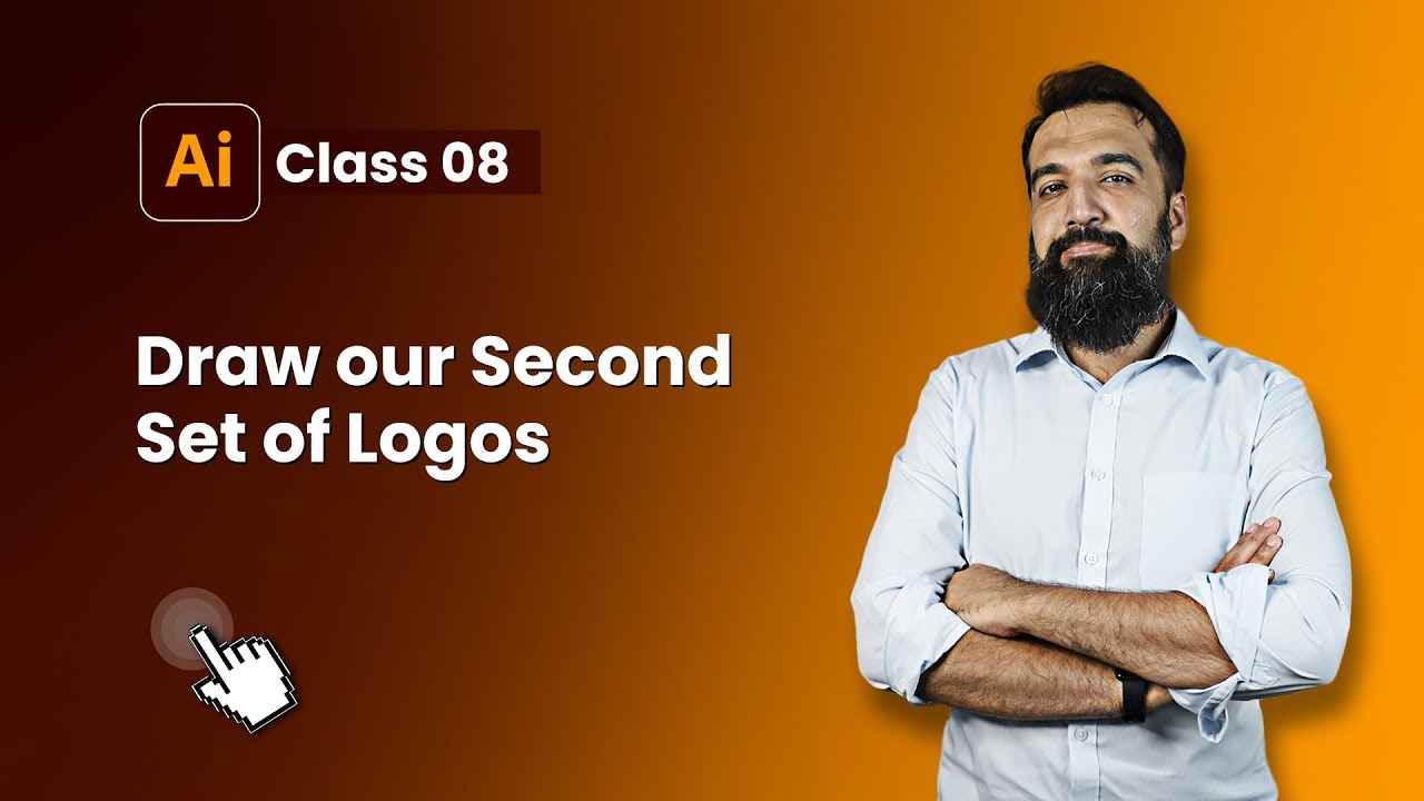 Draw Our second Set Of Logos | Adobe Illustrator | Class 8 - YouTube