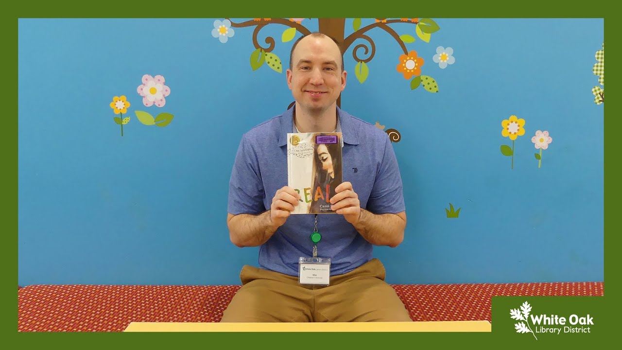 Book Talk with Mr. Max: "Real" by Carol Cujec and Peyton Goddard - YouTube