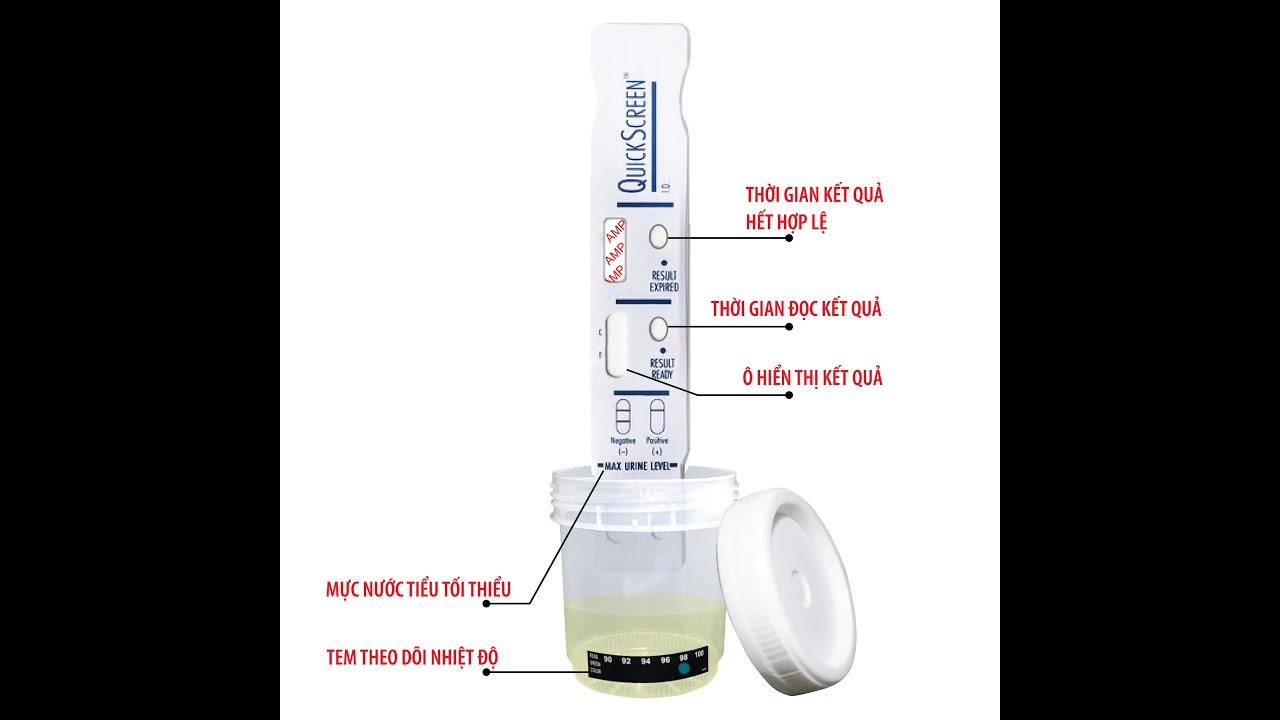 HDSD kiểm tra nghiện matúy (1 panel) Phamatech QuickScreen one drugtest ...