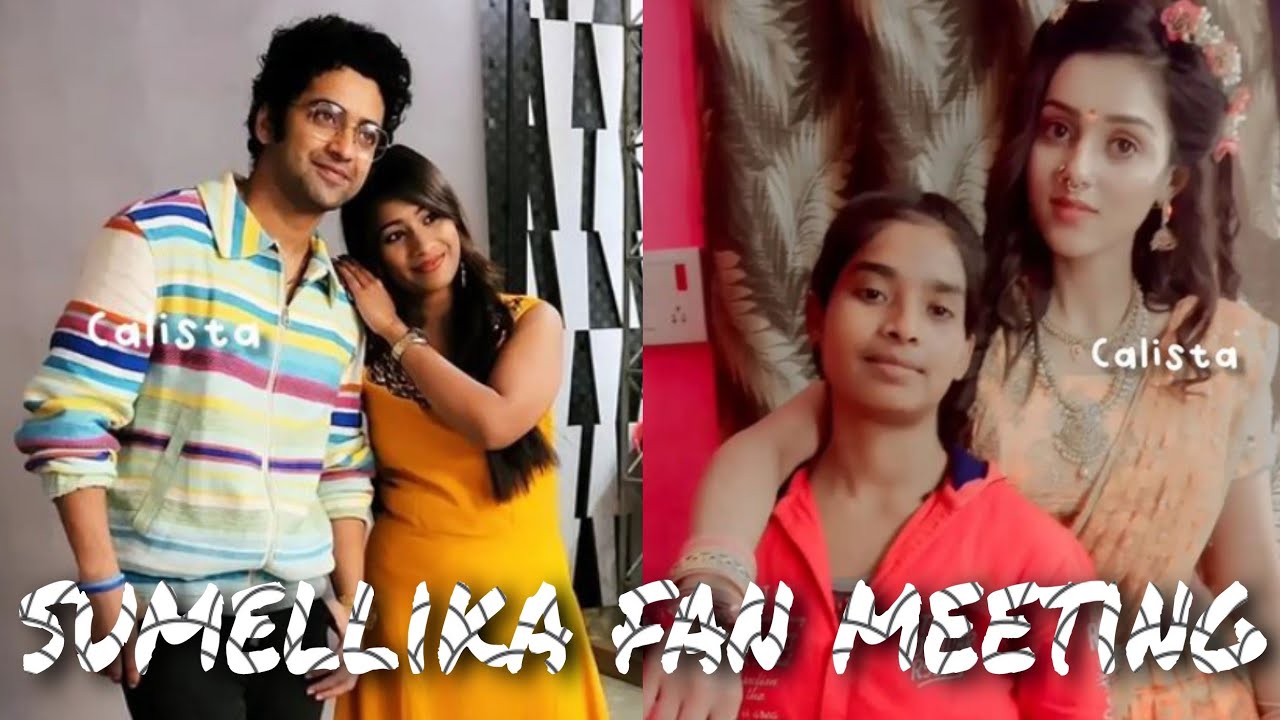 Sumellika fan meet😍 ️|Sumedh Mallika fans|Radhakrishn offscreen pics ...