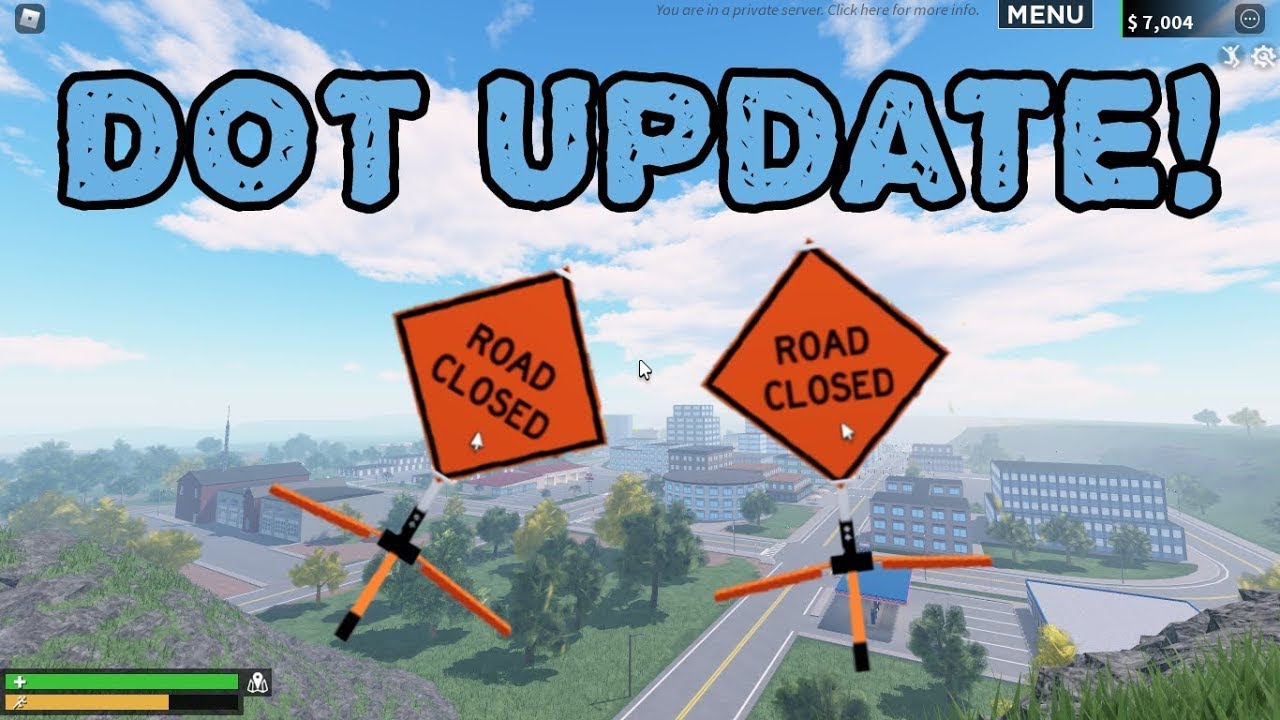 Trying to do some DOT RP in the new ERLC update! - YouTube