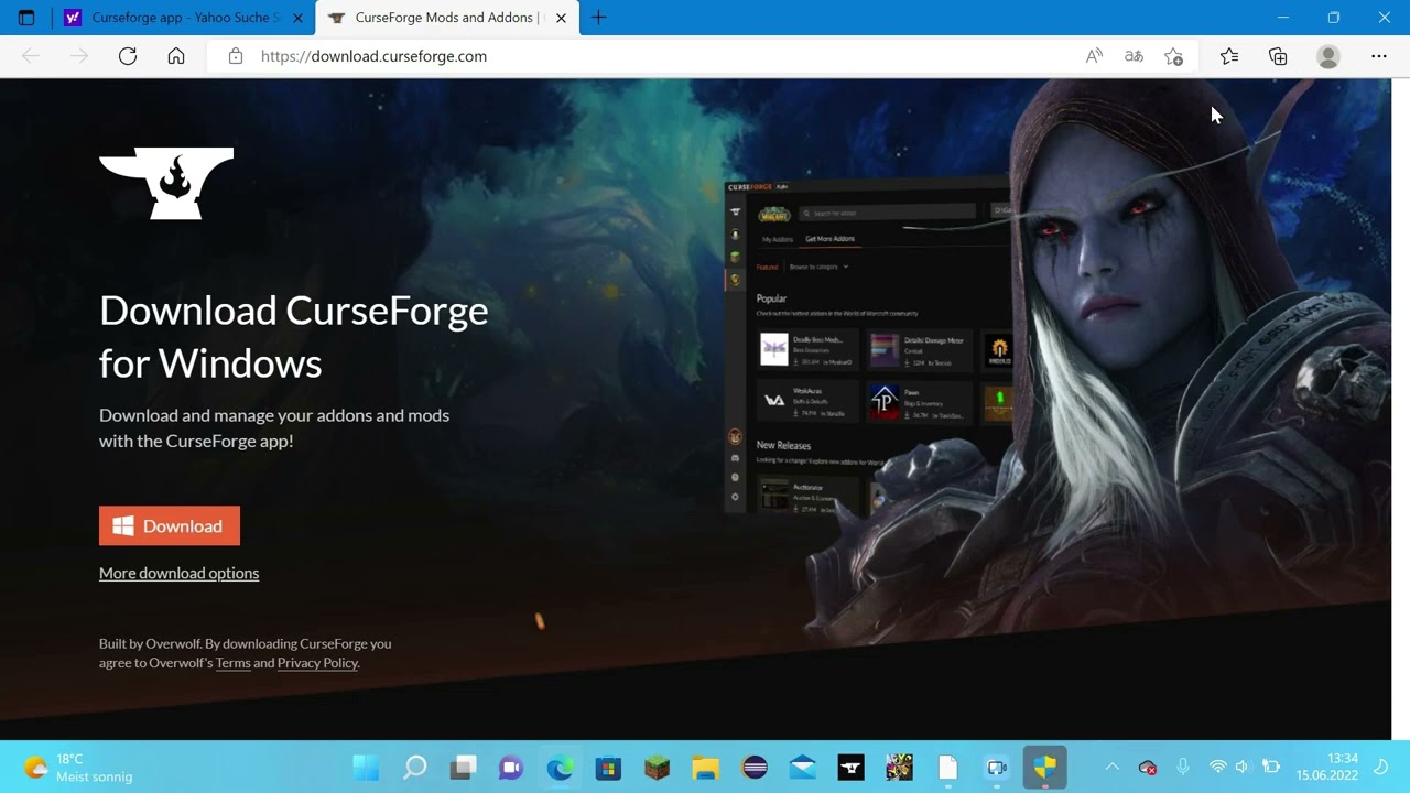 CurseForge App tutorial - YouTube