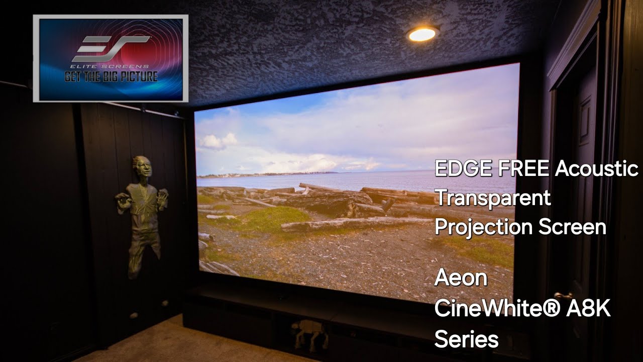 Elite Screens Aeon CineWhite A8k Acoustically Transparent Series ...