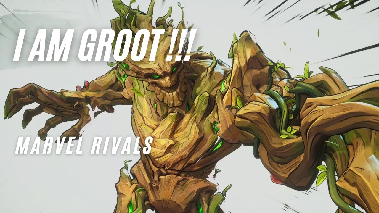 I Am Groot…!!! Groot Marvel Rivals Gameplay 🌳🔥 with @aleah.finalgirl ...