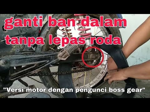 ganti ban dalam motor, tanpa lepas roda, cepat, dan praktis, tanpa ...