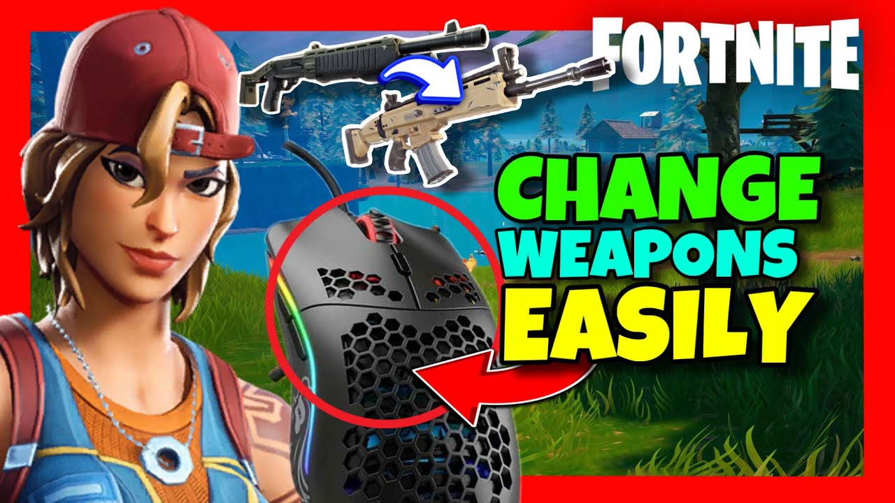 How to Change WEAPONS With the MOUSE WHEEL In Fortnite on PC 2024 Switch Weapons with Mouse ...