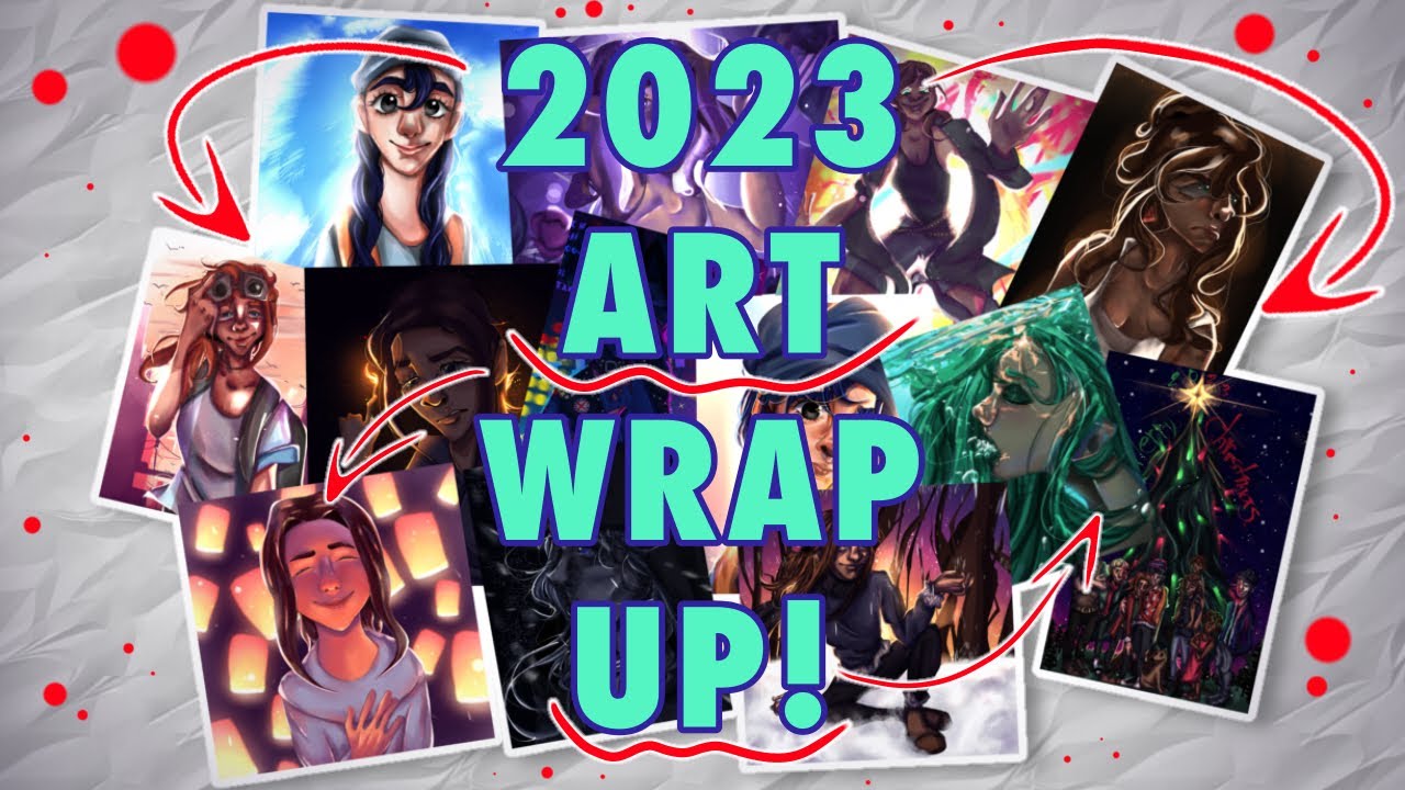 2023 ART WRAP UP// DRAWINGS + SPEEDPAINT - YouTube