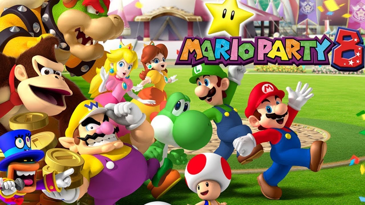 Mario Party 8 (Wii) - Part 13 - DK's Treetop Temple - Tag Battle - 10 ...