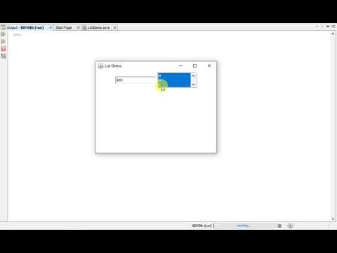 Output of List in AWT [Java Programming] - YouTube